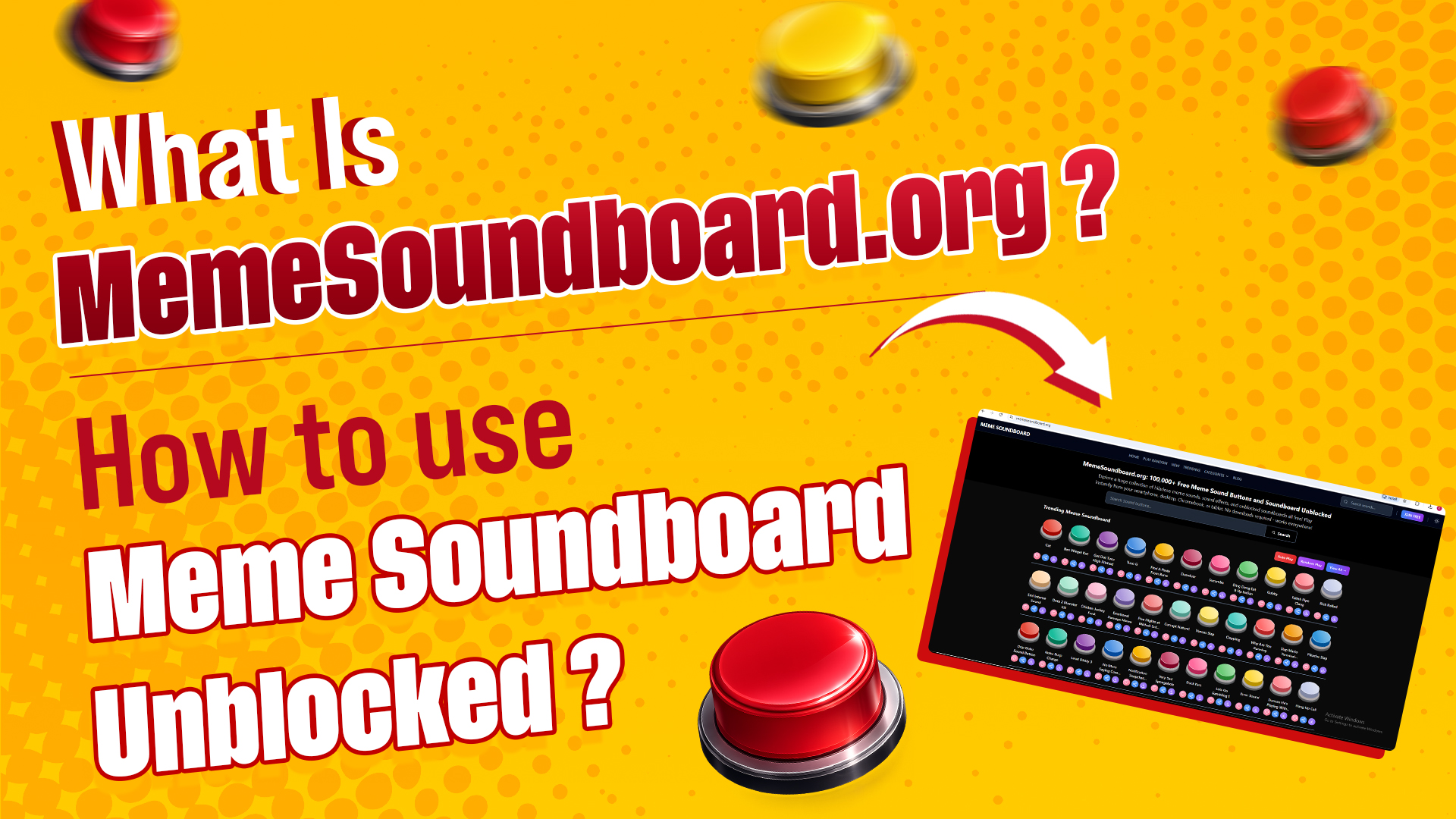 Sound Buttons: Large Collection of Meme Soundboard